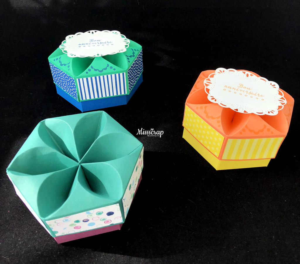 Tutoriel en vidéo: boîte rosace / Video tutorial: rosette box - Missscrap