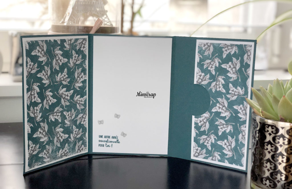 Buckle card tutorial / tutoriel de la carte avec une boucle - Missscrap