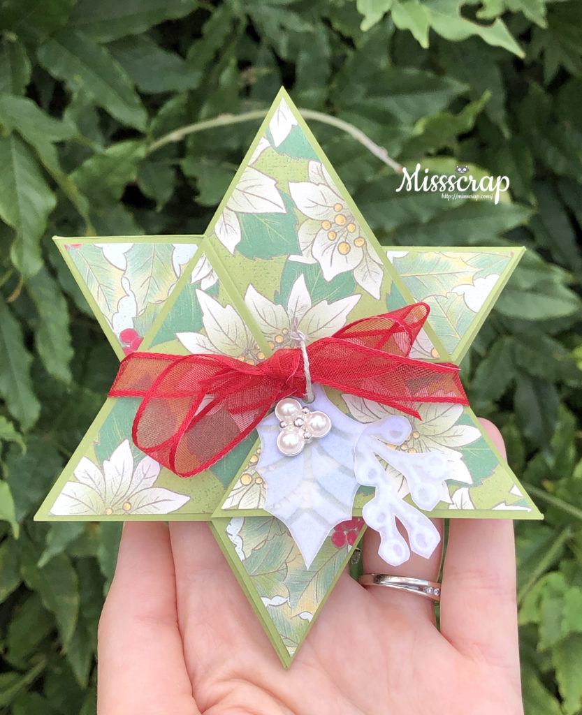 Fancy folds blog hop: A star fold card / une carte étoile - Missscrap