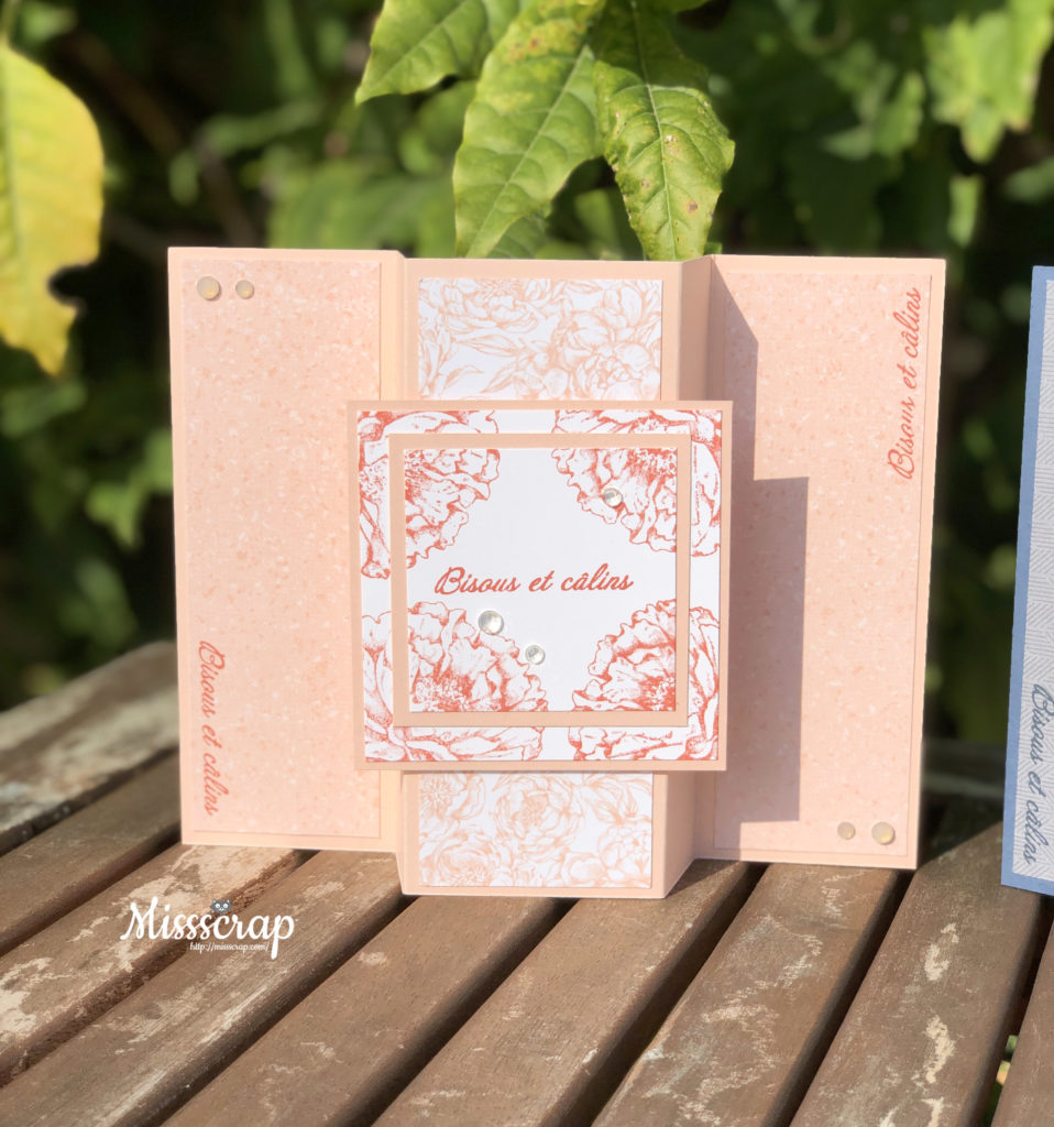 Live FB #46: standing card and double stamping technique - Missscrap