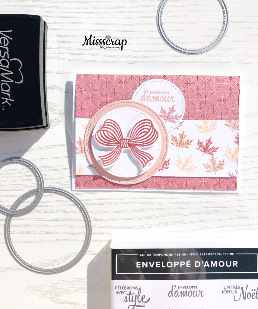 Projet de la semaine: Octobre Rose et astuce embossage - Missscrap