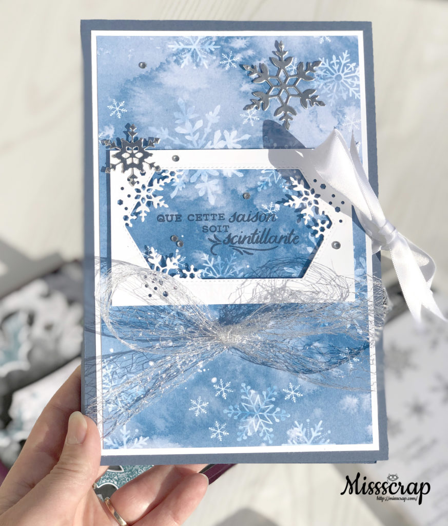 Atelier: mini album d'hiver / Winter mini book - Missscrap