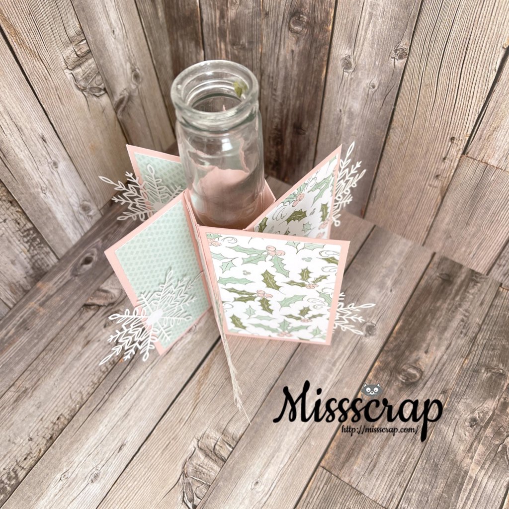 La carte moulin à 6 panneaux / 6 panels pinwheel card (tuto) - Missscrap