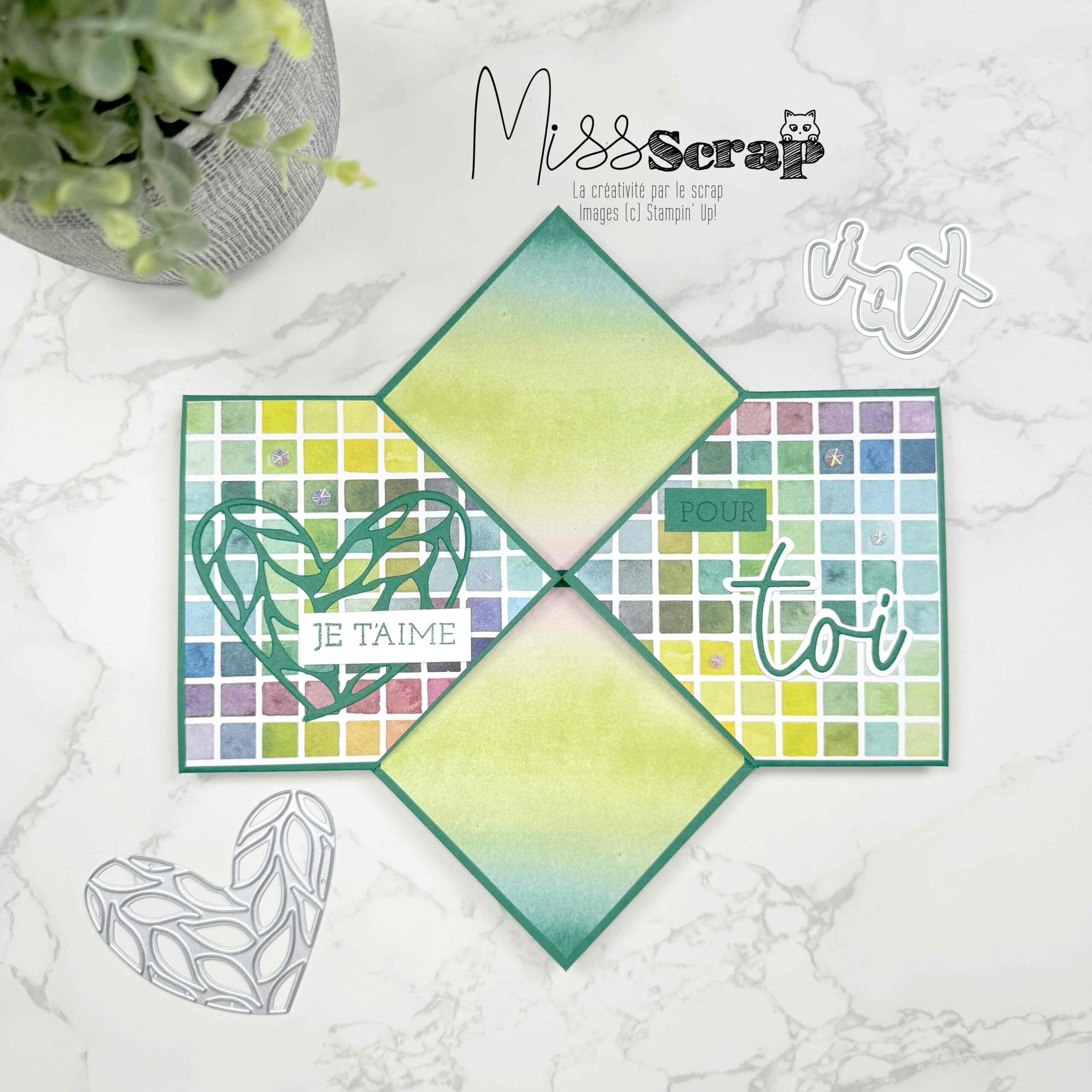 Live #224: La carte sans fin / Endless card (tutoriel en vidéo) - Missscrap